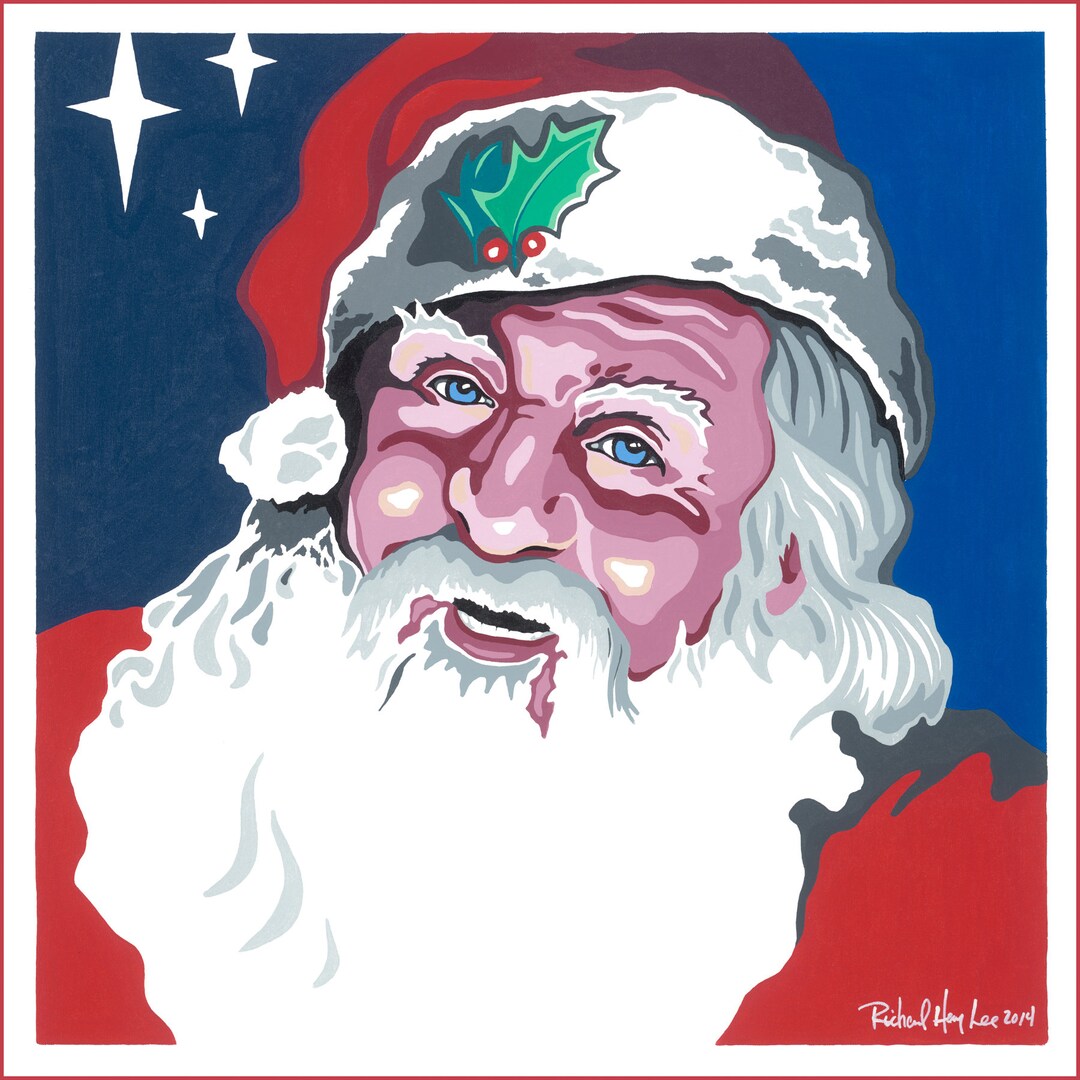 SANTA, Custom Print - Etsy