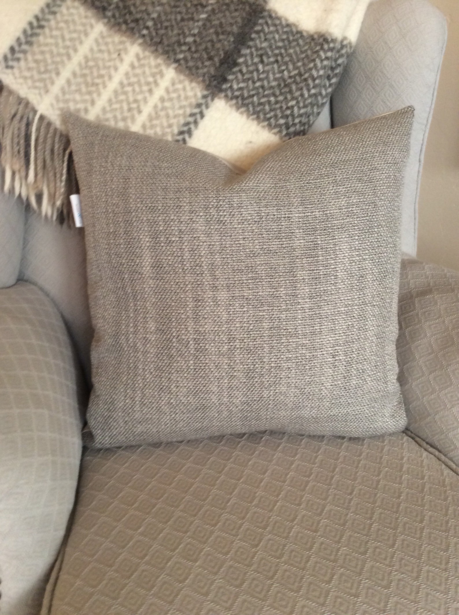 Beige Pillow Cover Tan Pillow Beige Textured Pillow Woven - Etsy