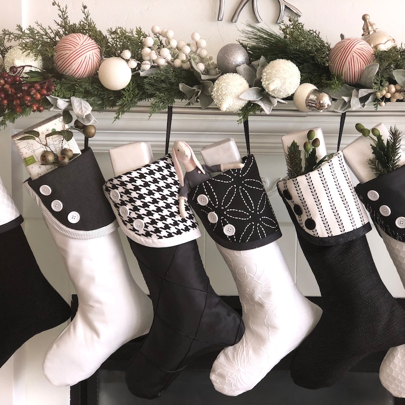 Modern Stocking - Etsy