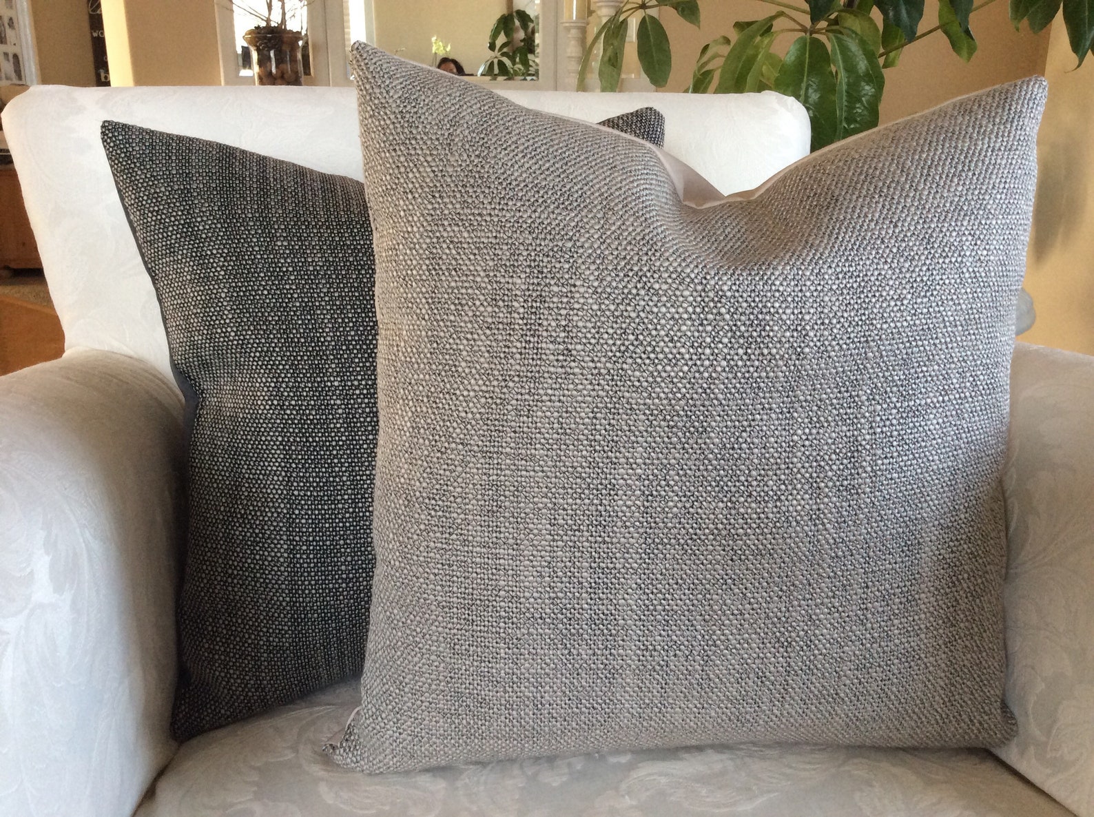 Beige Pillow Cover Tan Pillow Beige Textured Pillow Woven - Etsy