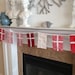 Danish Flag Pennant, Denmark Vimpel, Danish Flag Garland, Flag of ...