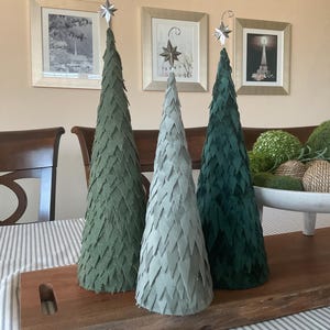 Fabric Christmas Table Centerpiece, Small Christmas Tree, Table Top ...
