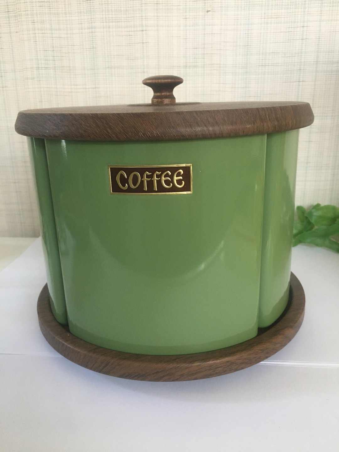 Green Kitchen Canisters - Etsy