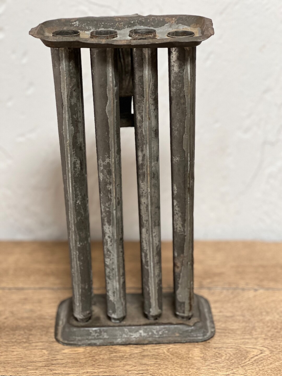 Vintage Metal 8-tapered Candlestick Mold Candle Making Tin - Etsy