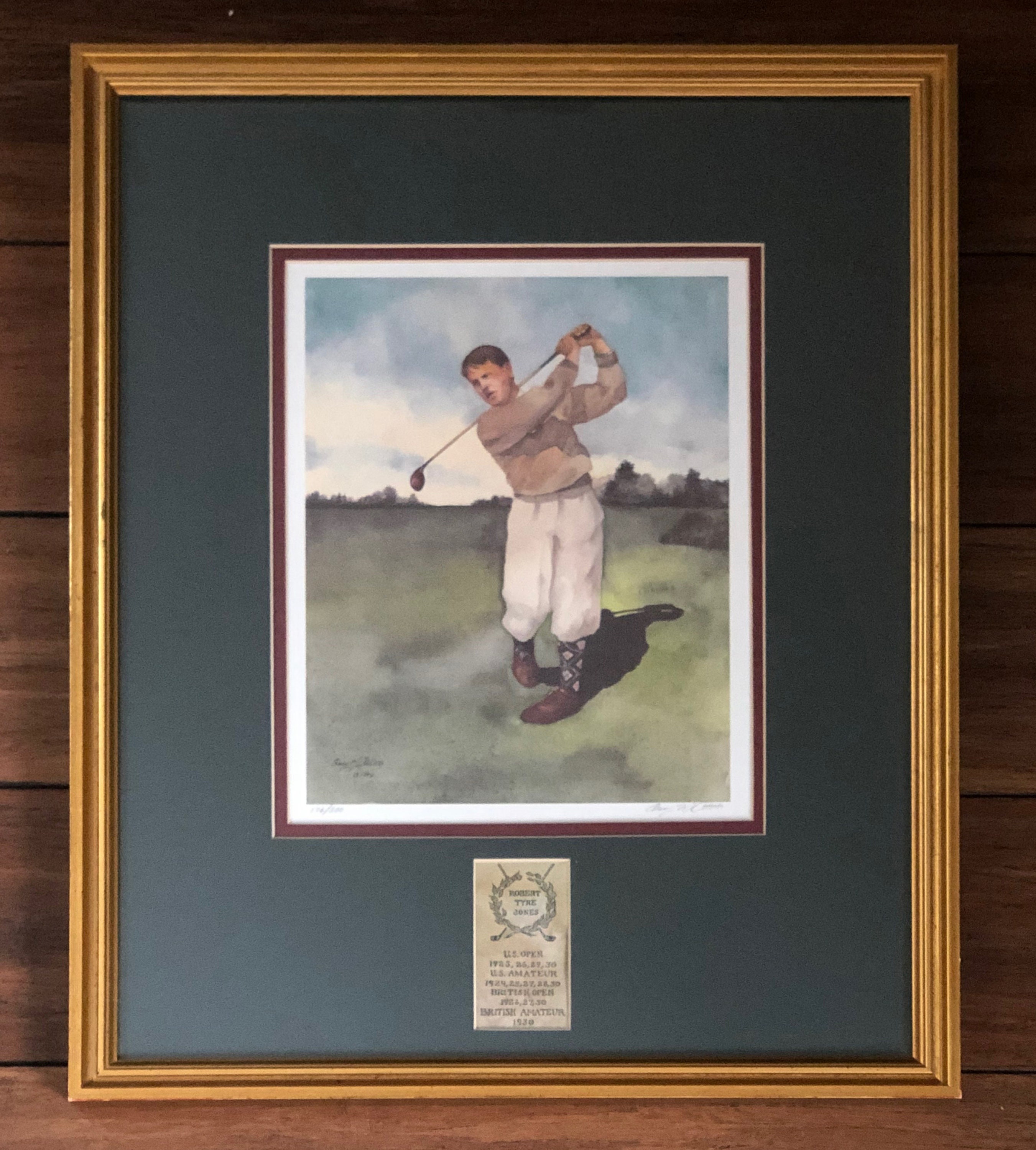 Limited Edition Watercolor Print of Bobby Jones by Gary M. | Etsy