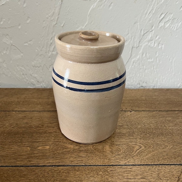 Blue Stoneware Vintage Crocks - Etsy