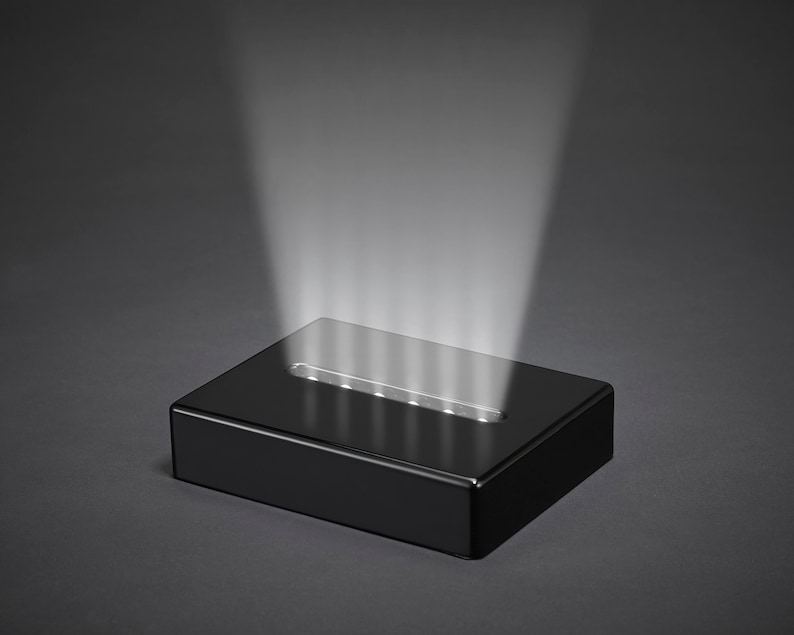 3D Crystal Glass Trophy Laser LED Wooden Small Light Stand Base Display ...