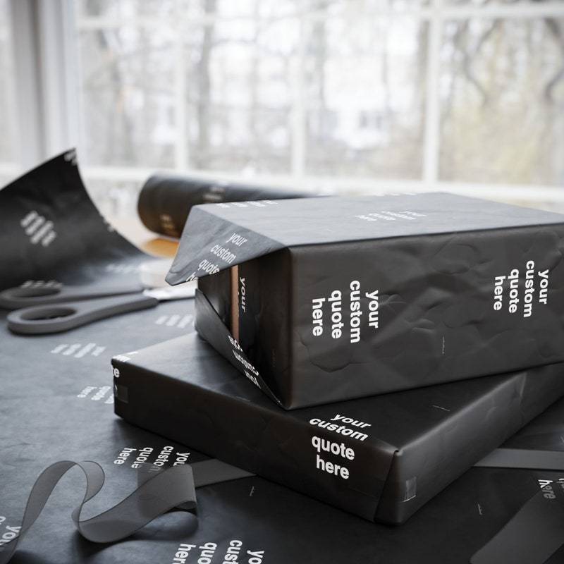 Grid Wrapping Paper - Etsy