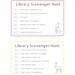 World Book Day Library Scavenger Hunt - Etsy