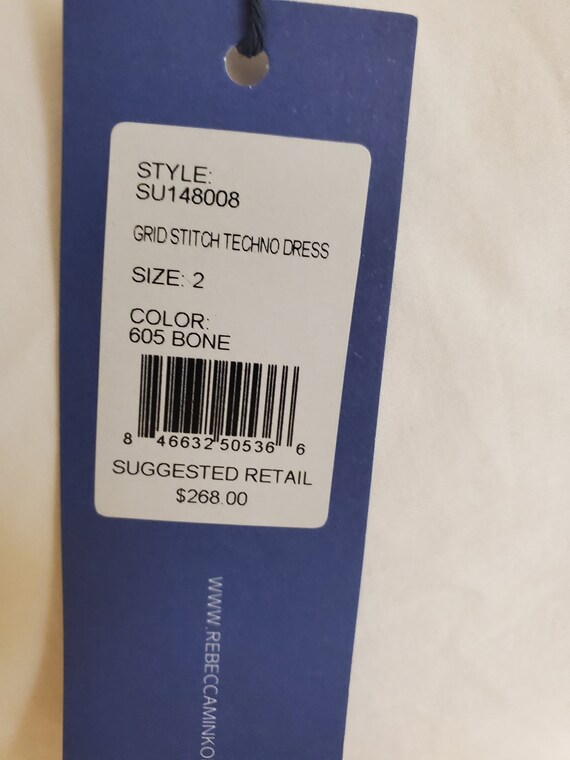 Grid stitch Dress / Cream White color / Women Dress /… - Gem