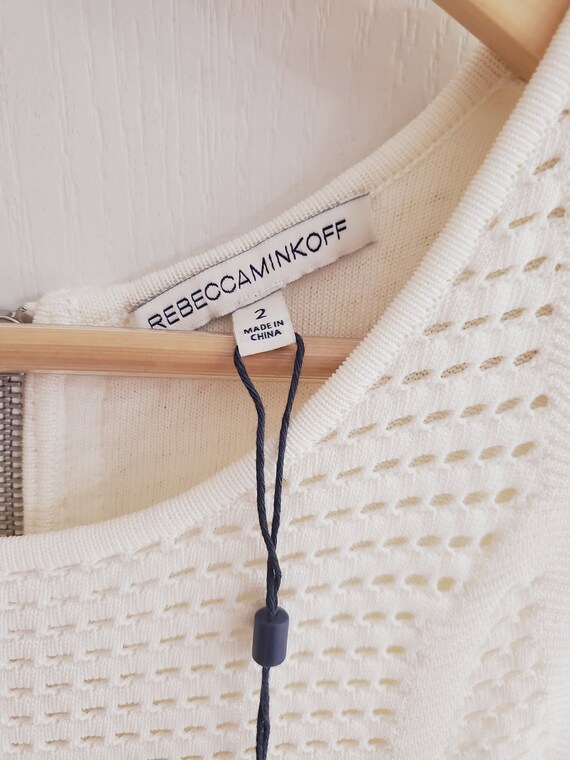 Grid stitch Dress / Cream White color / Women Dress /… - Gem