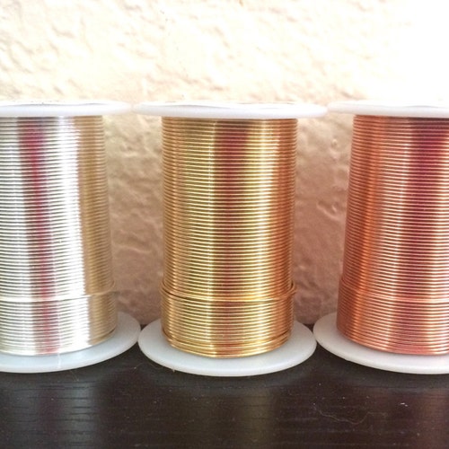 20 Gauge Silver Gold Copper Wire 45 Feet / 15 Yards Jewelry - Etsy