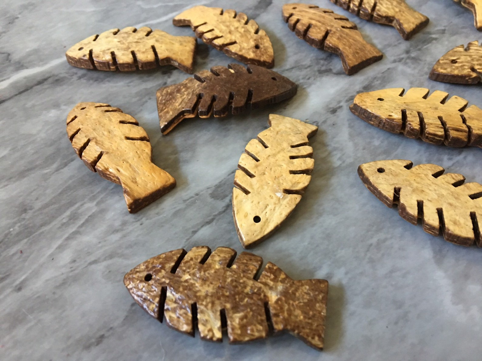 WHOLESALE Coconut Shell Rounds Tan Pendant Natural Cream - Etsy