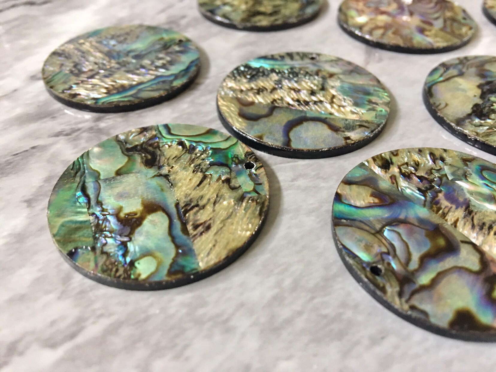 Abalone Shell Green Black Acrylic Blanks Cutout Earring - Etsy
