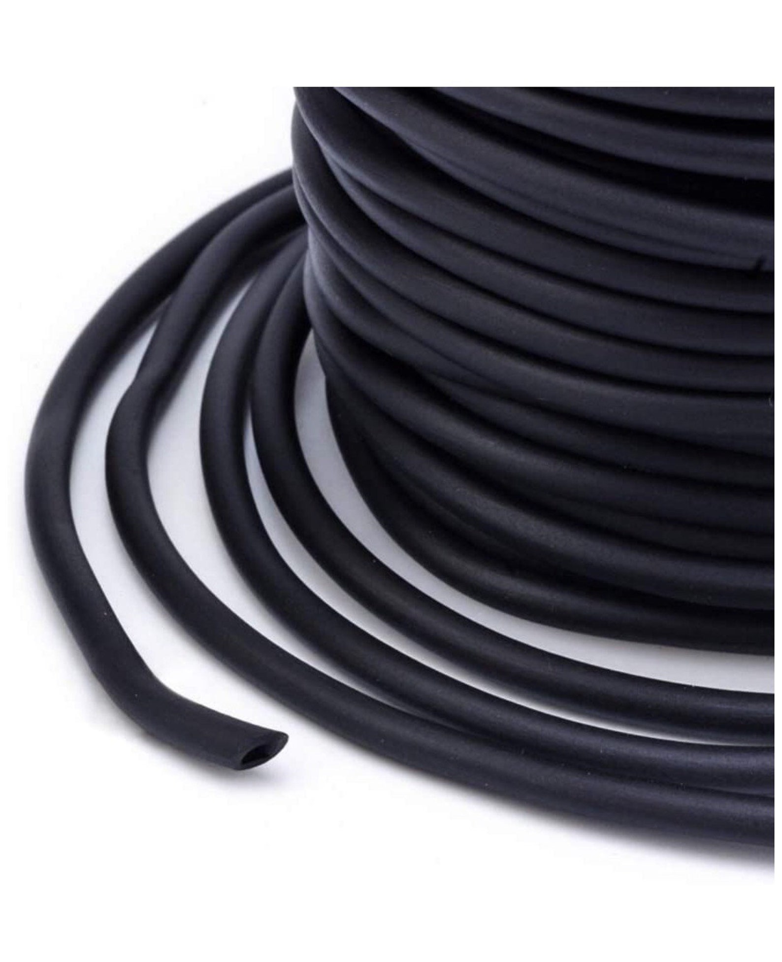 WHOLESALE Black Hollow Rubber Tubing Rope 3mm Outside 1.5mm - Etsy