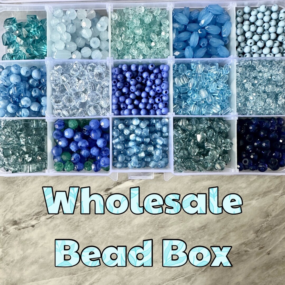 Blues Bead Kit, Colorful Bead Set, Friendship Bracelet Jelly Beads ...