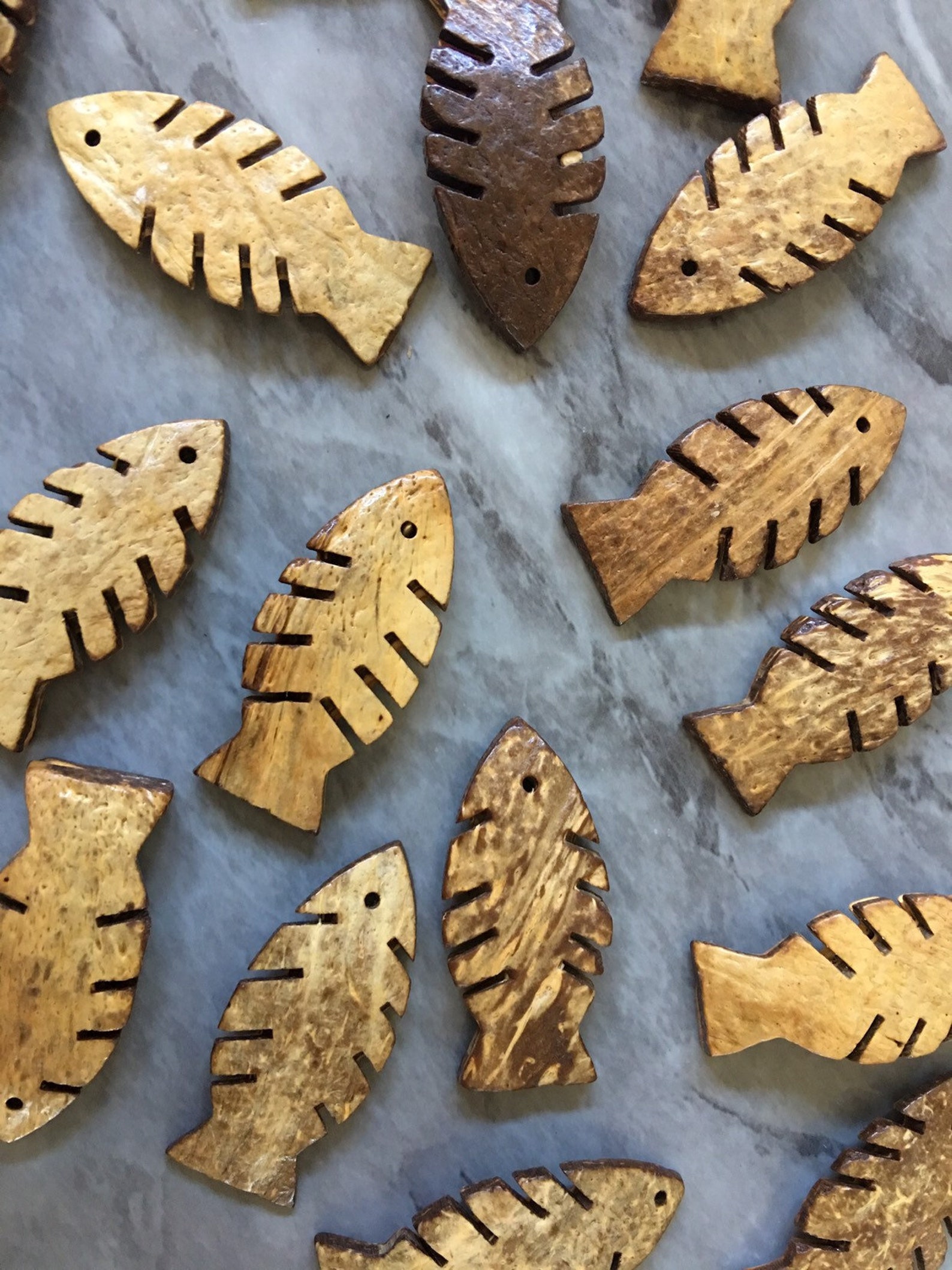 WHOLESALE Coconut Shell Rounds Tan Pendant Natural Cream - Etsy