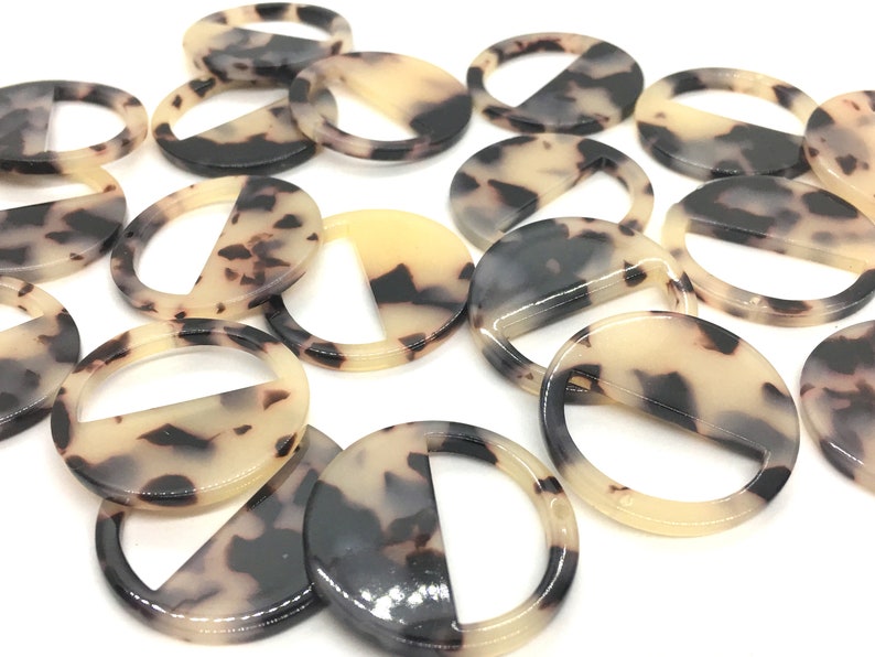 Blonde Tortoise Shell Acrylic Blanks Cutout Circle Blanks - Etsy