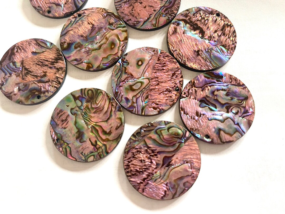 Abalone Shell Pink Black Acrylic Blanks Cutout, Earring Pendant Jewelry ...