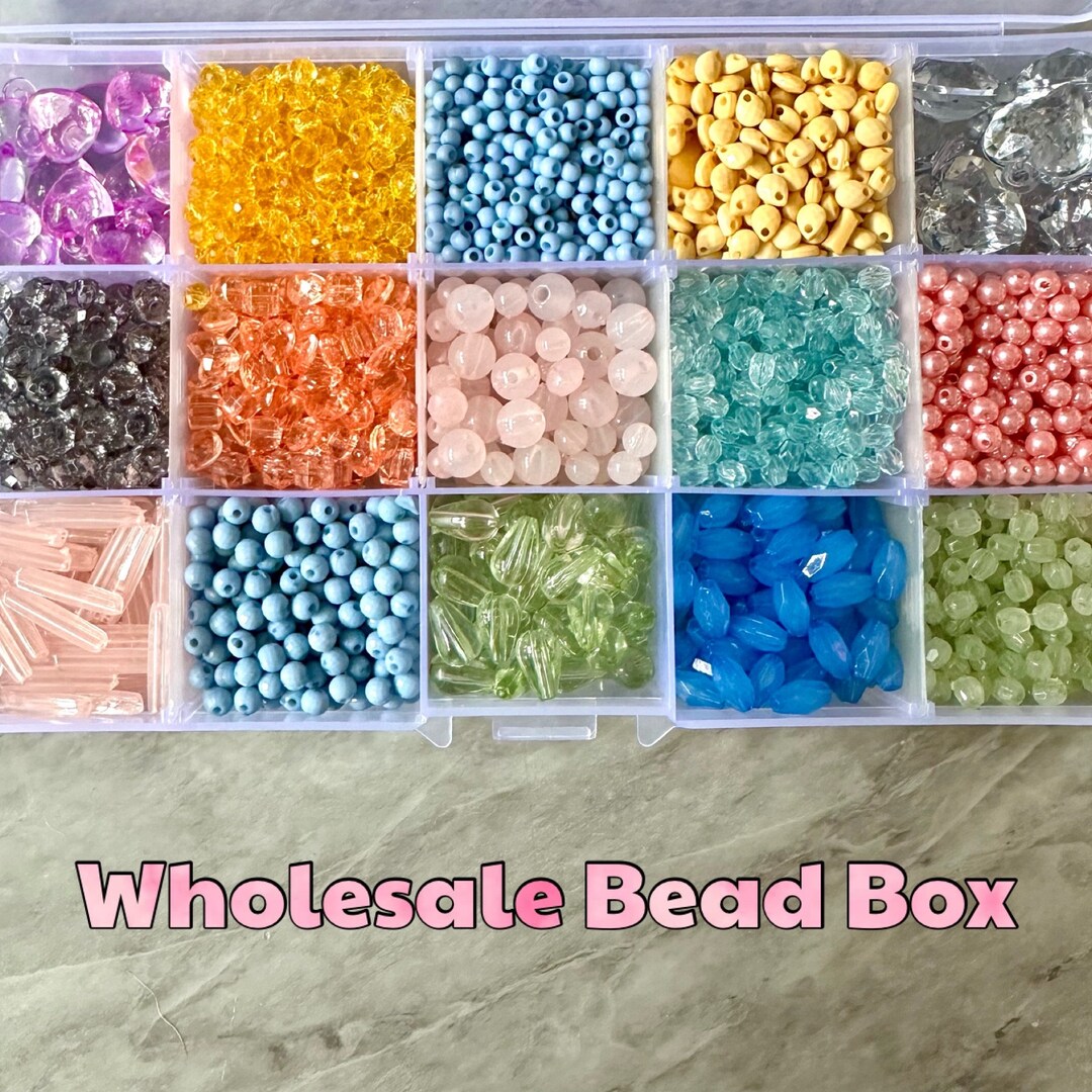 Rainbow Bead Kit, Colorful Bead Set, Friendship Bracelet Jelly Beads ...