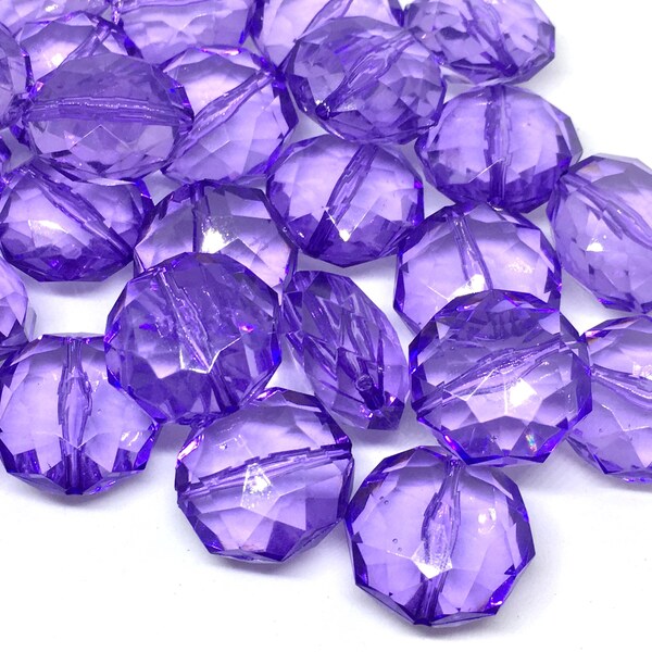 Big Purple Beads - Etsy