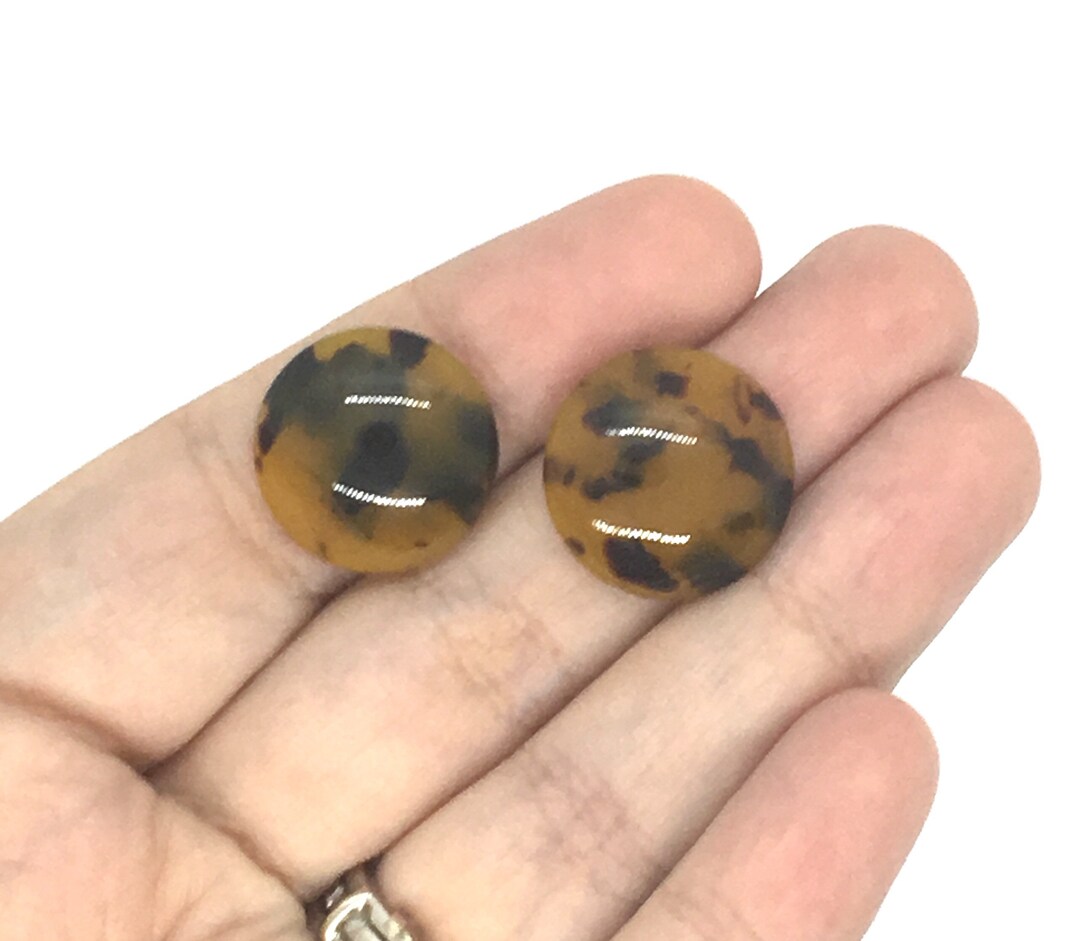 Round Tortoise Shell Acrylic Blanks Cutout, Circle Blanks, Earring ...