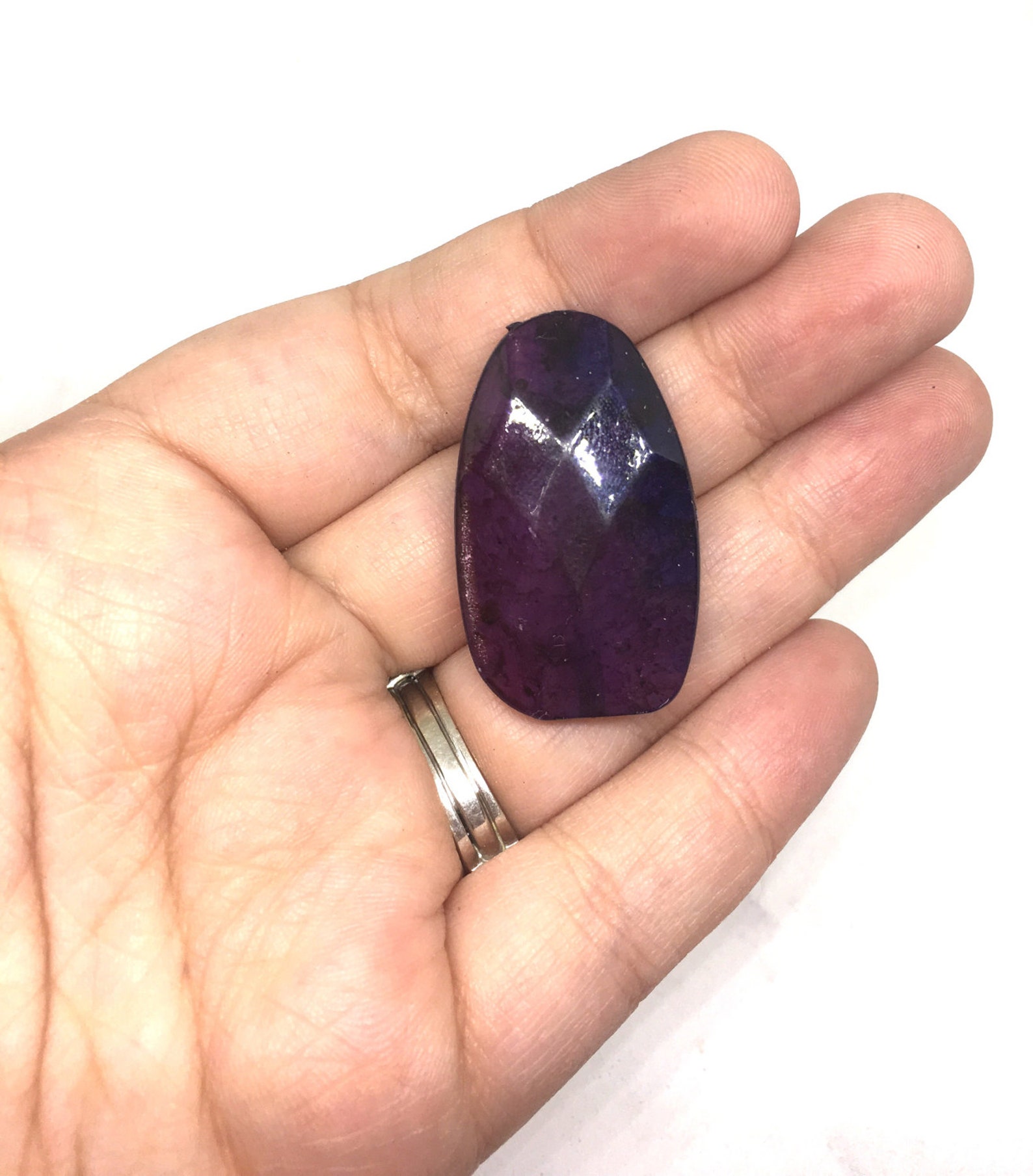 36mm Purple Blue Galaxy Nugget Beads Bangle Beads Jewelry | Etsy