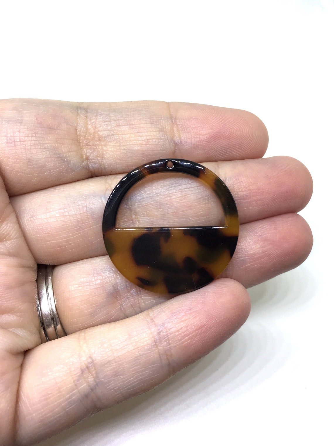Tortoise Shell Acrylic Blanks Cutout, Circle Blanks, Earring Bead ...