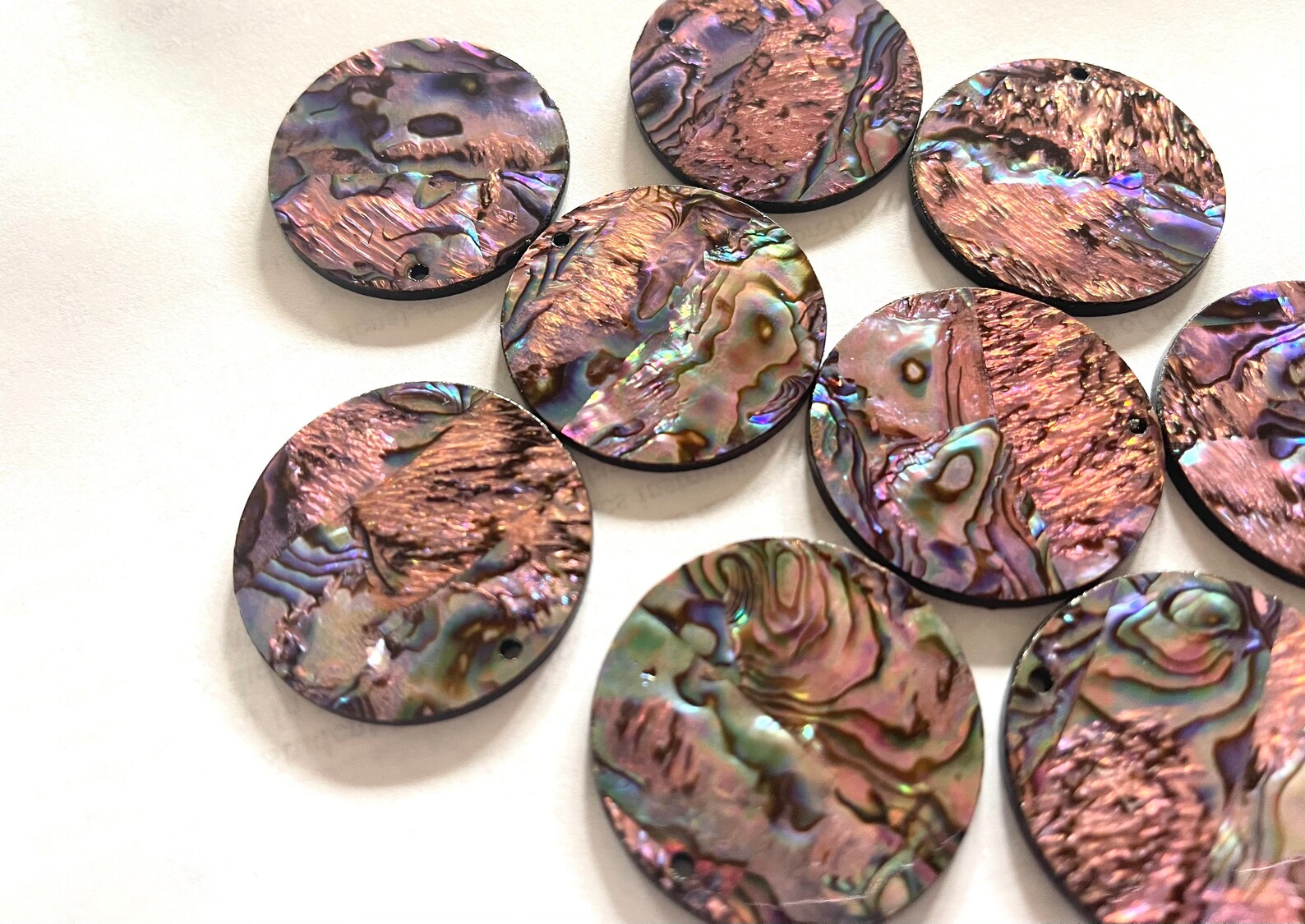 Abalone Shell Pink Black Acrylic Blanks Cutout, Earring Pendant Jewelry ...