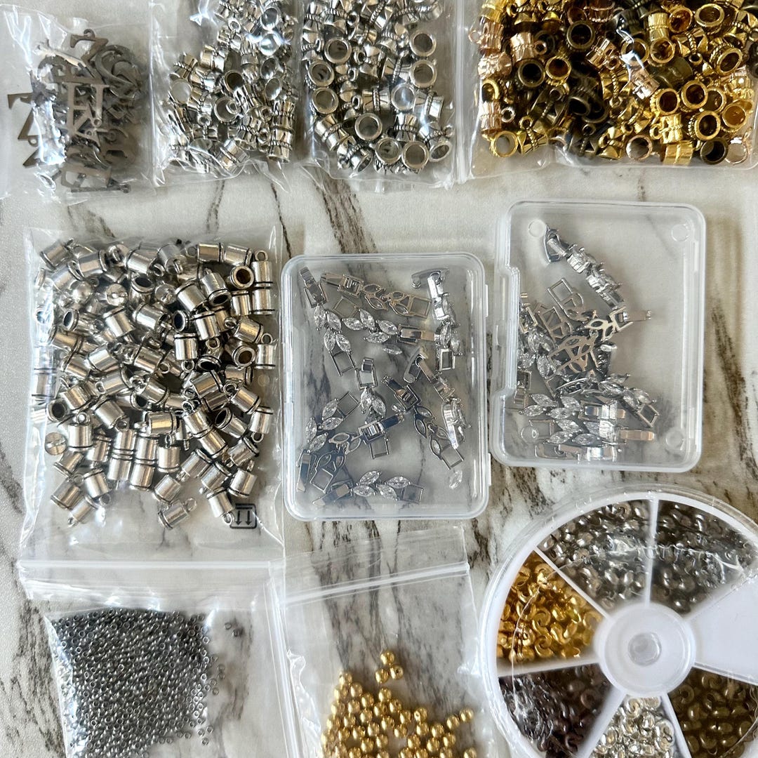 WHOLESALE Huge LOT Gold Silver Findings Jewelry Creation, Bangle Making ...