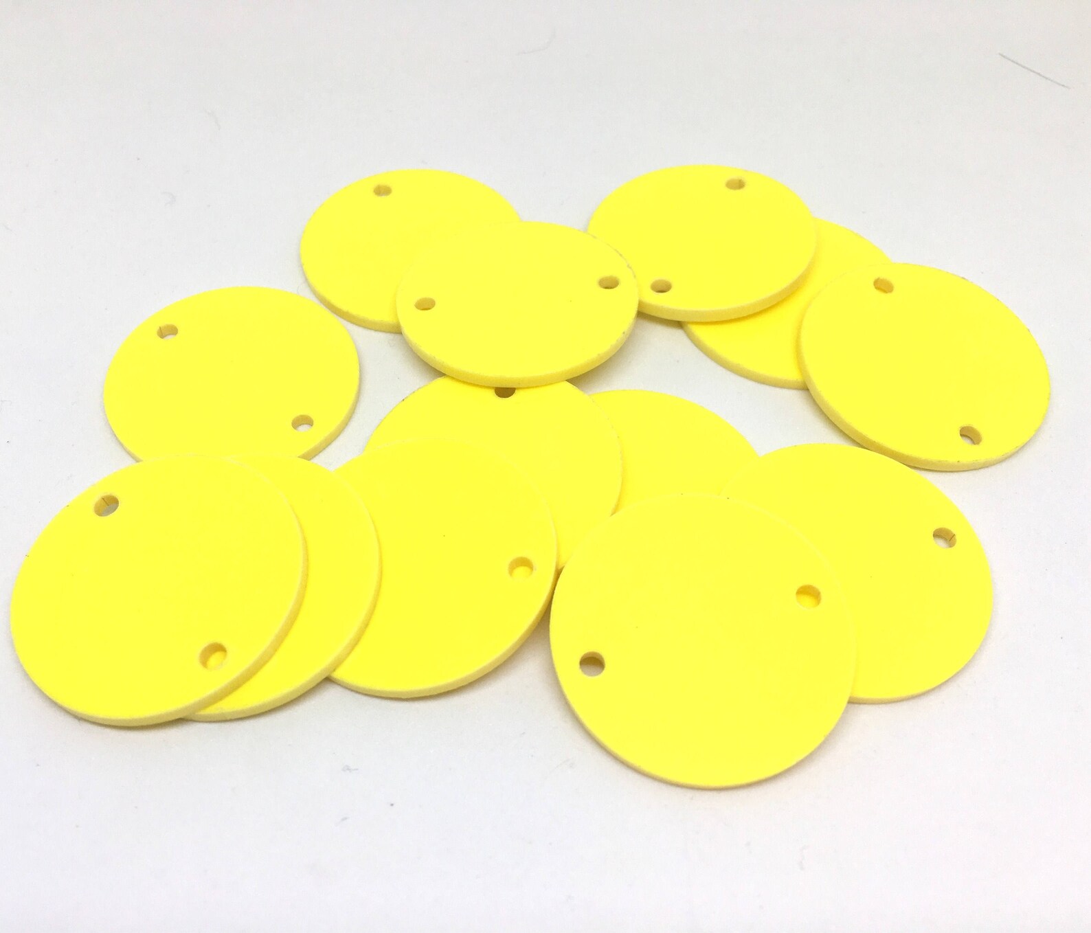 Yellow Discs 2 Hole Acrylic Disc BLANK 30mm 1.25 - Etsy