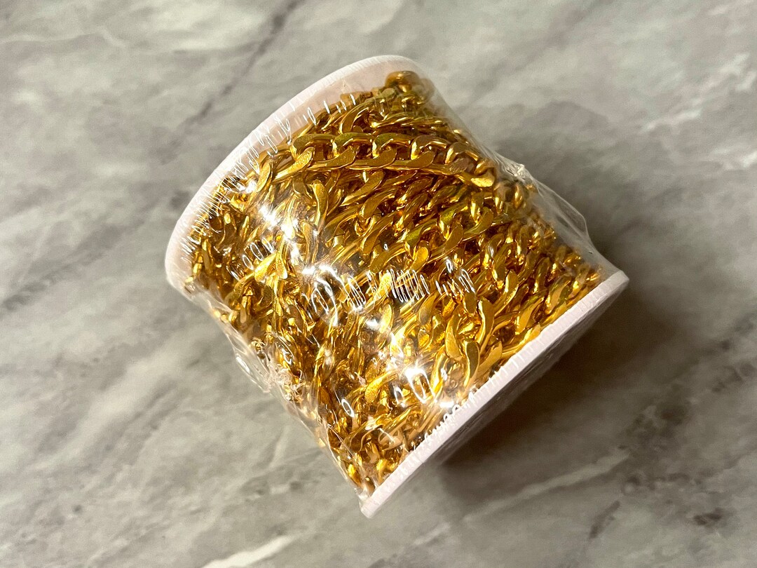 WHOLESALE Brass Gold Chain, Sale Chain, Gold Chain, Linked Chain ...