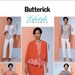 Butterick B6463 Sewing Pattern Misses' Dolman-sleeve Jacket, Attached ...
