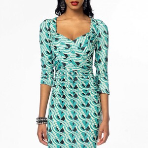 Mccalls M6801 Sewing Pattern Misses'/women's Ruched Dresses Size 08-16 ...