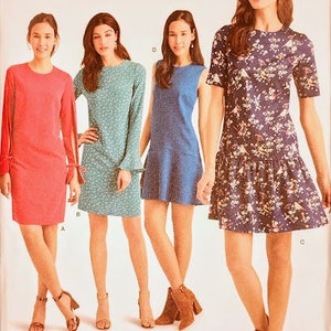 Simplicity S8415 Misses' Sheath Dress W Length & Sleeve Variations Size ...
