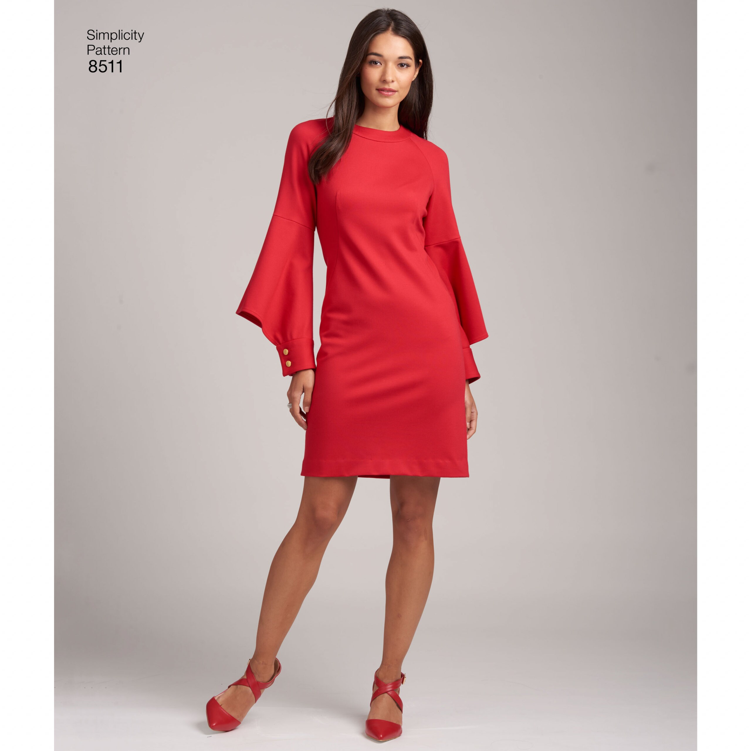 Simplicity S8511 Misses' Dress With Sleeve Variations Size 14-22 Uncut ...