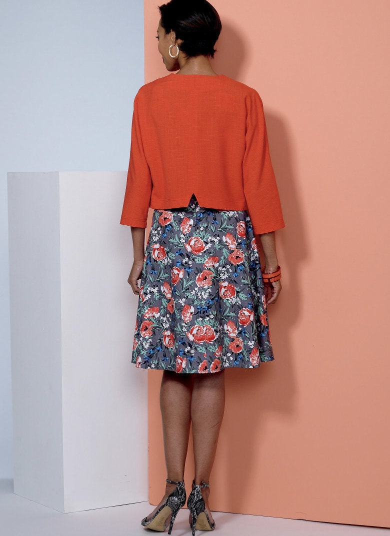 Butterick B6463 Sewing Pattern Misses' Dolman-sleeve Jacket, Attached ...