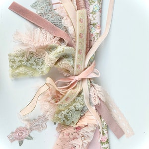 Treasured Lace and Ribbon Scrap Collection for Snippets , Sewing and ...