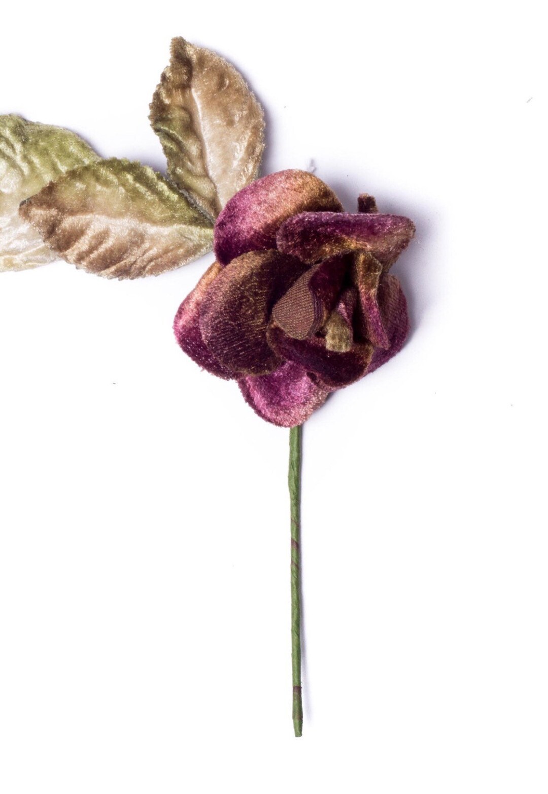 Velvet Rose . Small Velvet Rose . Purple Vintage Velvet Rose ...