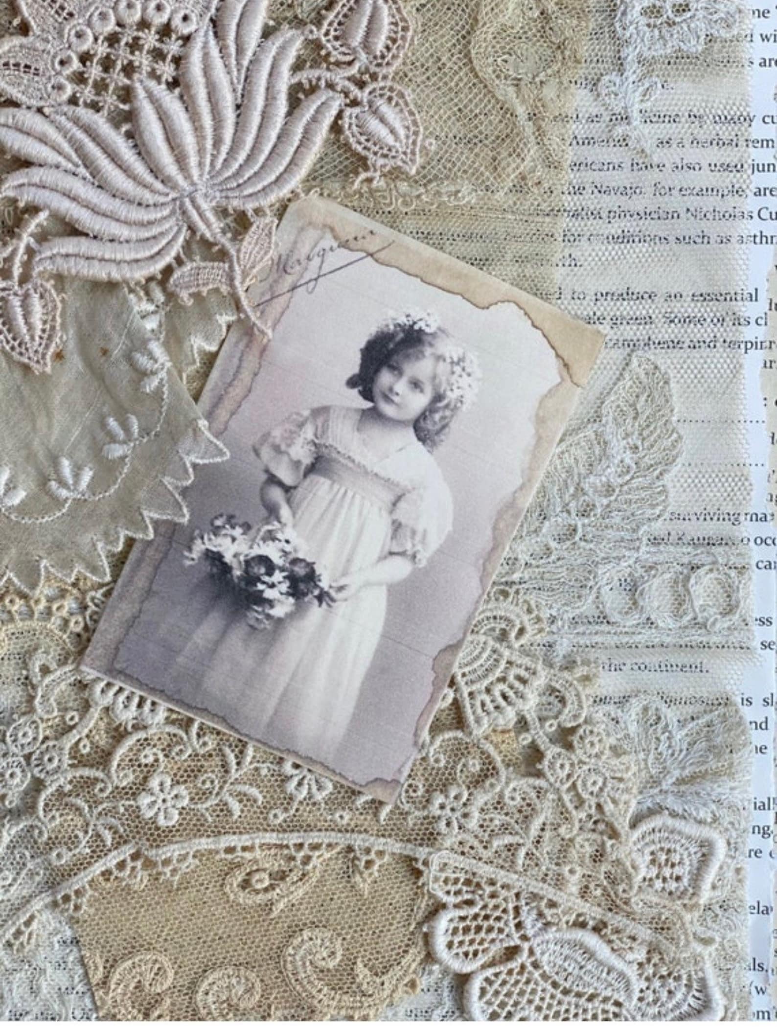 Antique Lace Collection. One of a Kind Antique Lace Pack for | Etsy