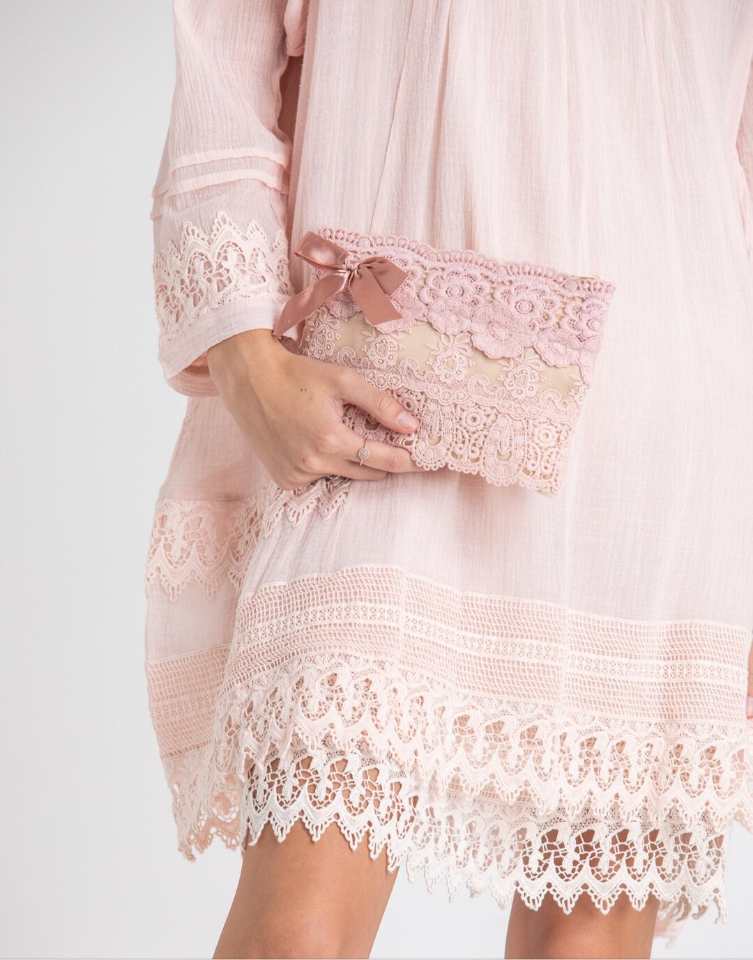 Vintage Style Lace Zip Bags. Lace Zip Bags. Lace Purse. Bridal Purse ...
