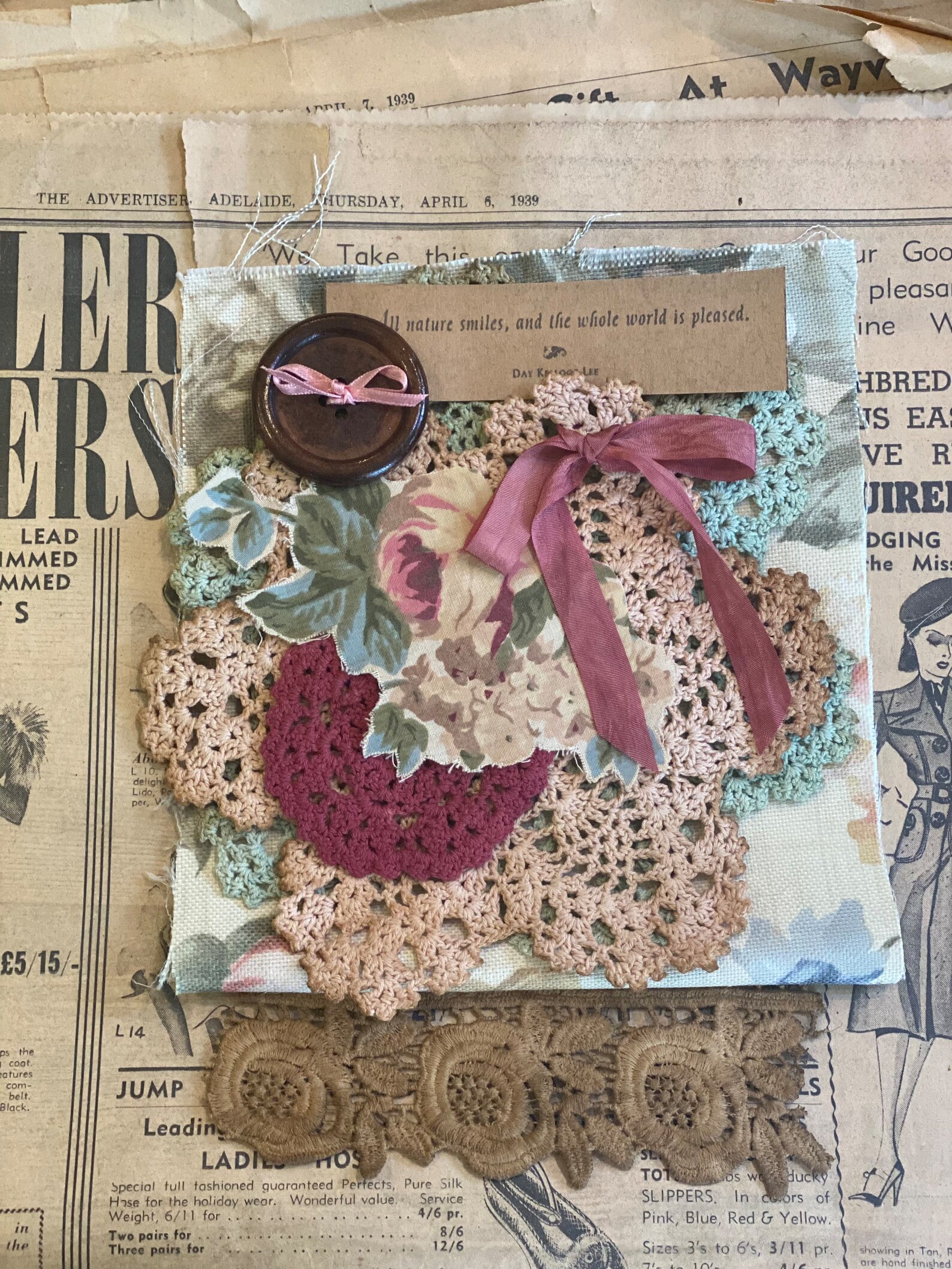 Vintage Lace Doyle Embellishment Collection . Crochet Lace Selection ...