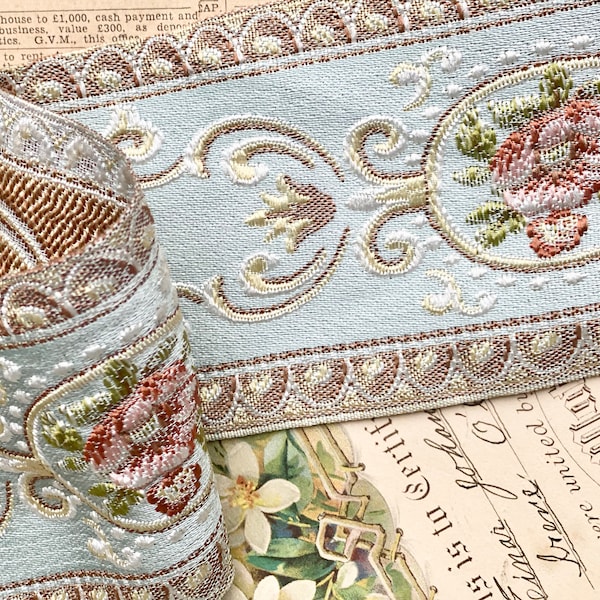 Embroidered Ribbon - Etsy