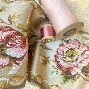 Antique Style Floral French Brocade Trim for Use in All Sewing and Slow ...