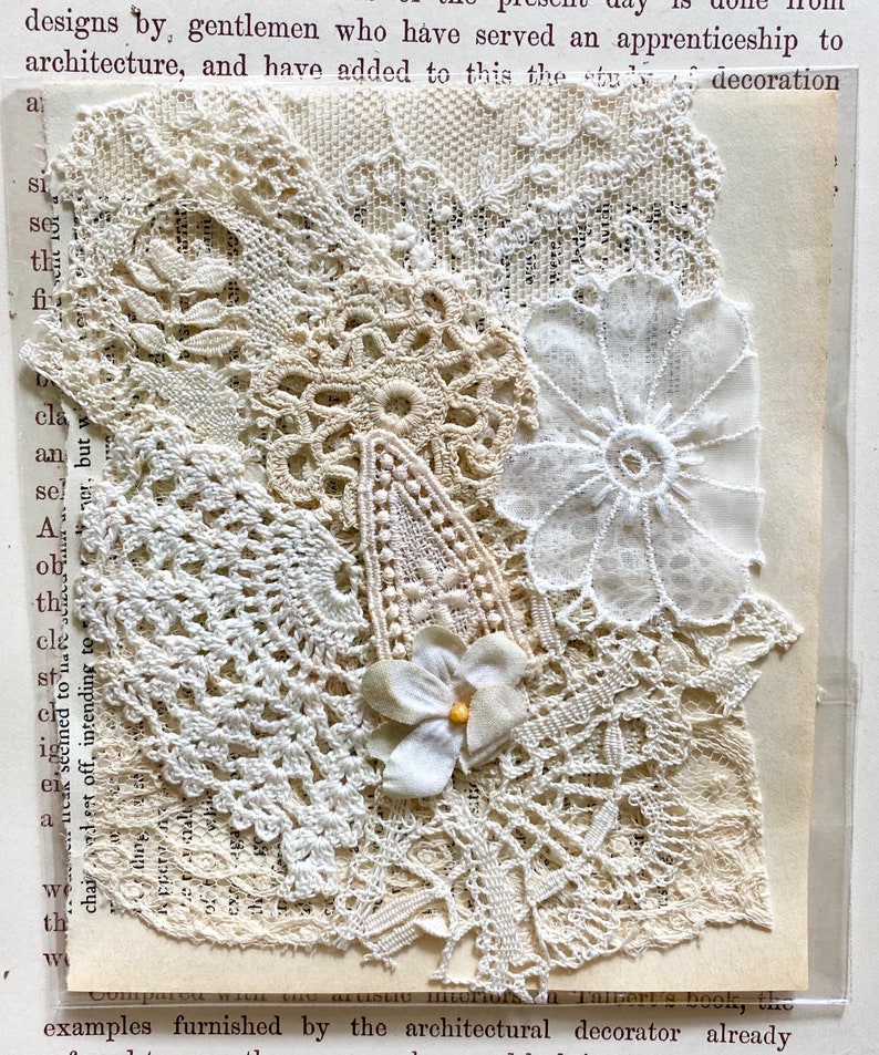 Antique Lace Pack. One of a Kind Antique Lace Collection. Tea Coloured ...