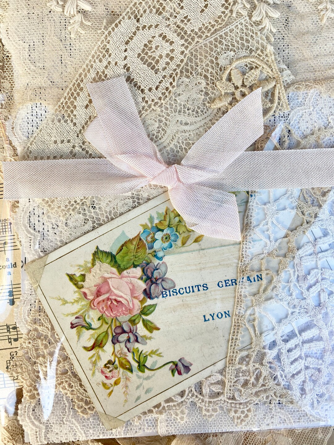 Antique Lace Ephemera Selection of Beautiful Old Lace for Slow ...