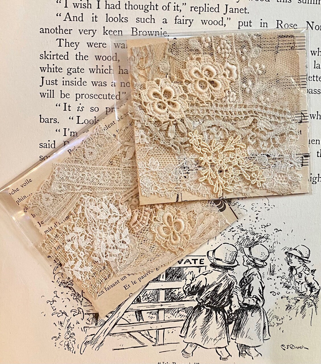 Antique Lace Collection. Lace for Scrapbookers Sewers and | Etsy