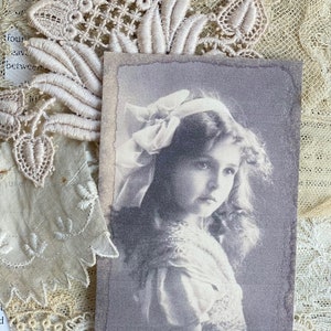 Vintage Girl Postcard Collection. Collection of 9 Charming Vintage ...