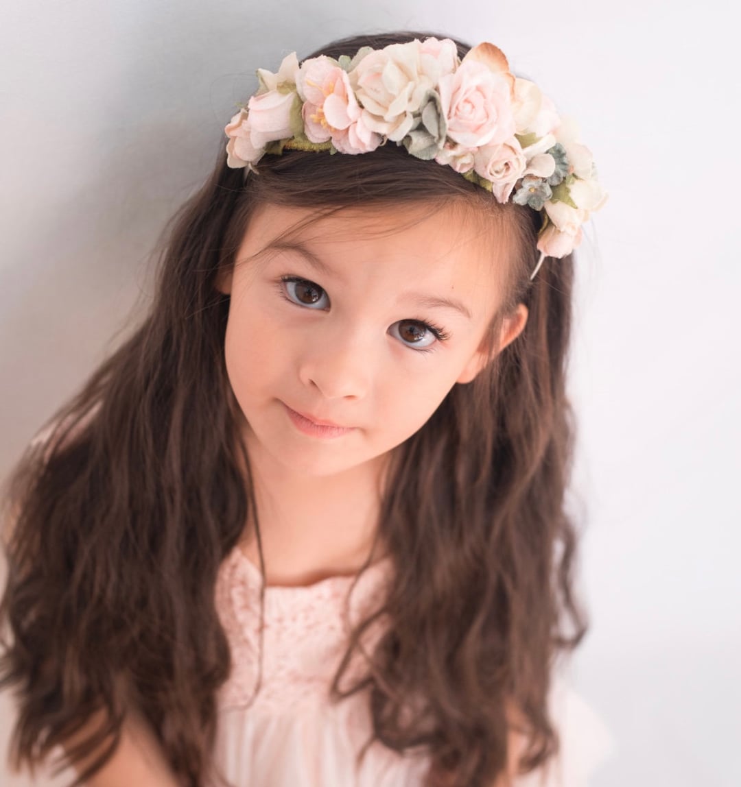 Flower Crown. Flower Head Band. Girls Head Band. Ladies Head Band ...