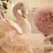 Swan Toy . Handmade Swan Doll . Newborn Toy . Christening Swan Toy ...